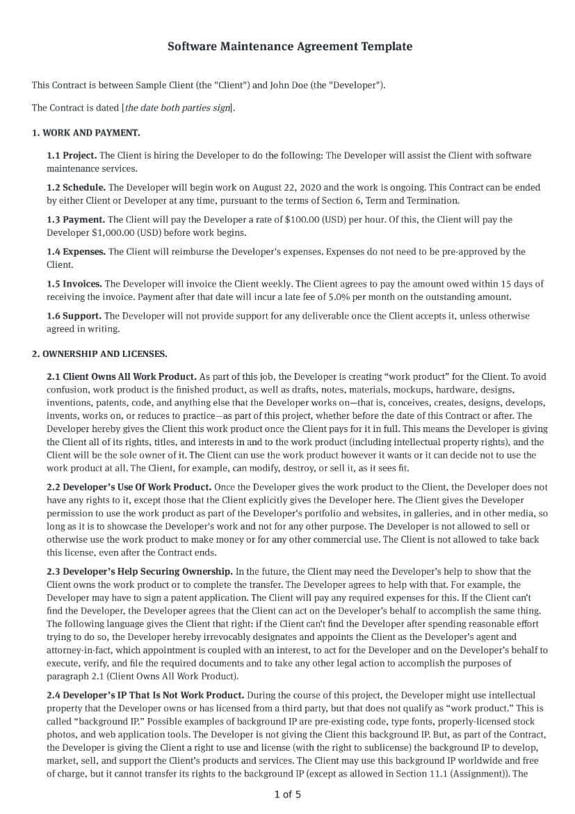 Free Monthly Retainer Contract Template Bonsai free-monthly-retainer-contract-template-bonsai